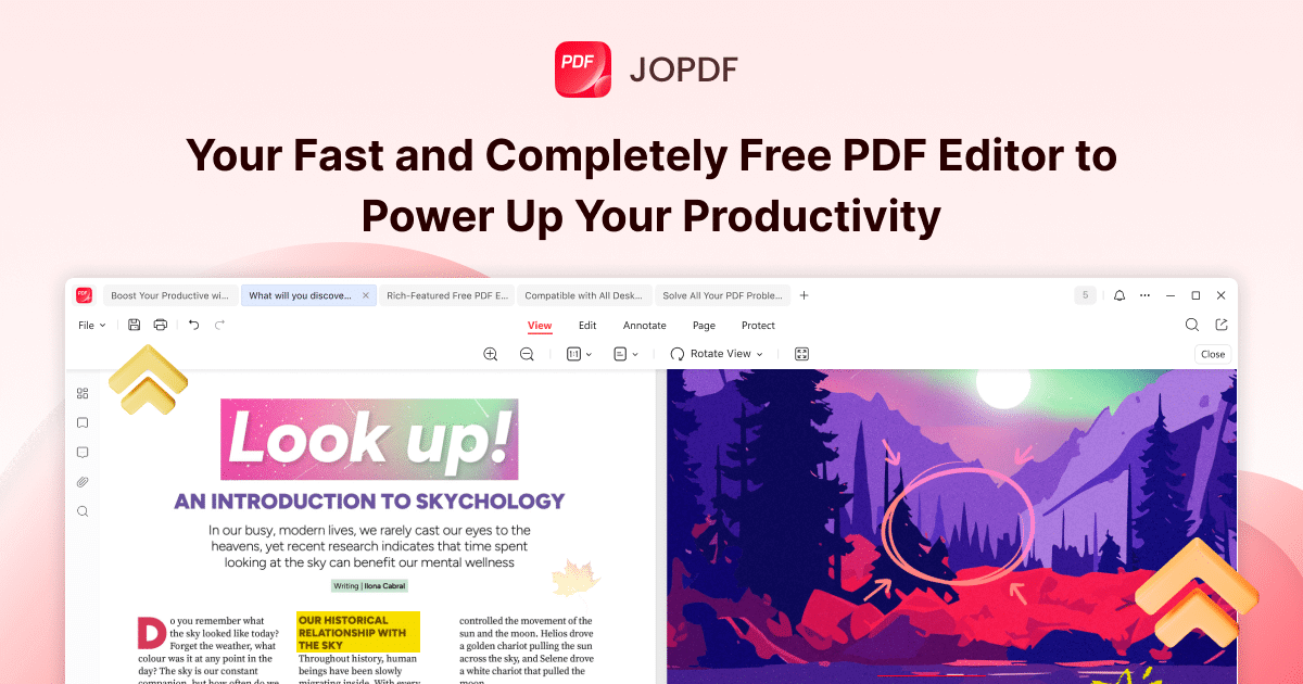 JOPDF | Free & Fast PDF Editor for Windows, Mac & Linux