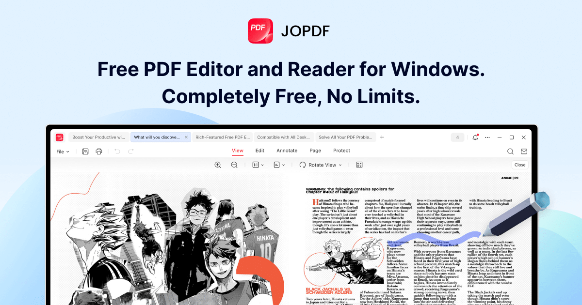 JOPDF for Windows: Best Free PDF Editing Software for Windows